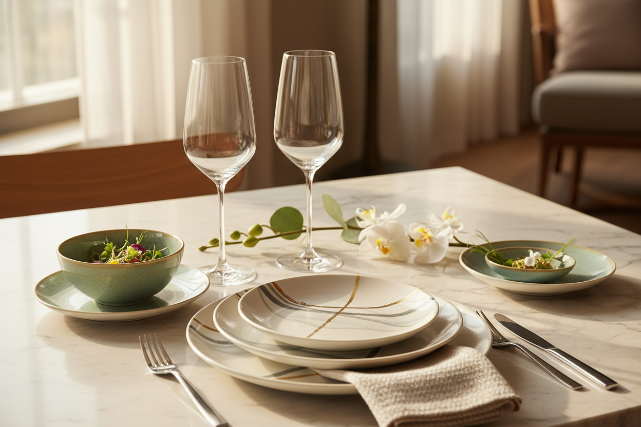Tableau Luxet | Elegant Tableware for Stylish Dining Experiences